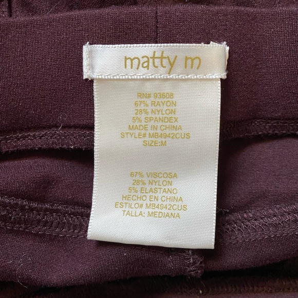 Matty M | Pants & Jumpsuits | Costco Leggings | Poshmark